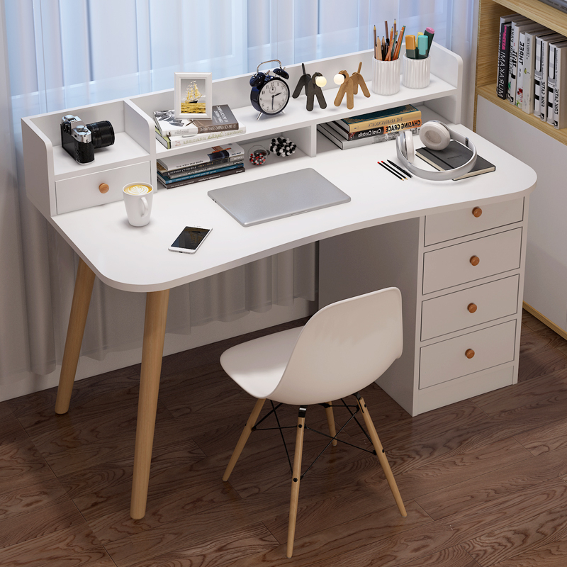 Meja Komputer 120CM Study Table with Drawer Cabinet Computer Table Meja Belajar Home Office ...