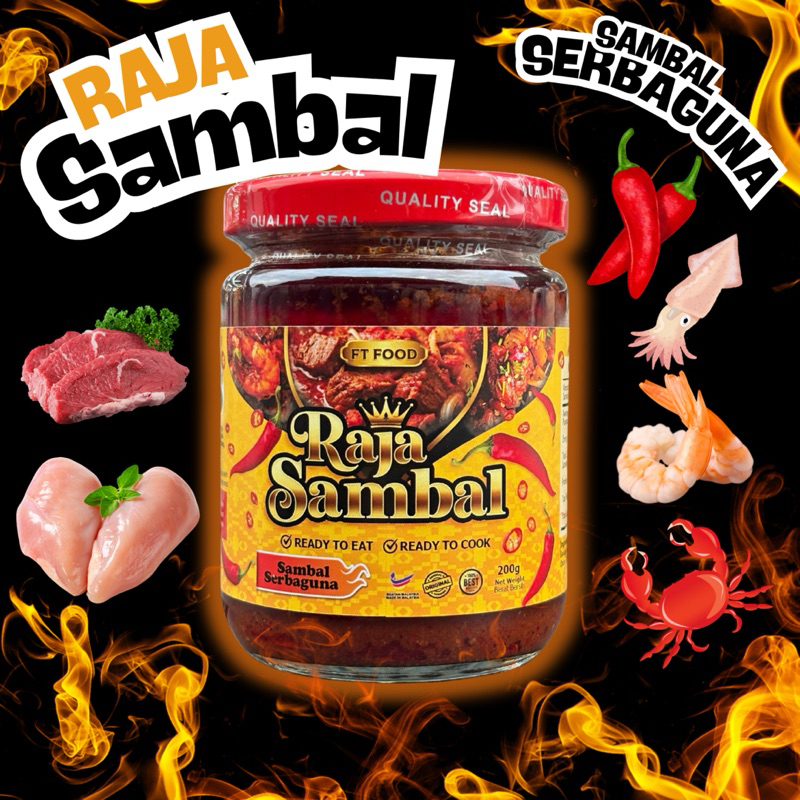 Sambal Serbaguna Pes Raja Sambal Mudah Masak Cepat 200G | Shopee Malaysia