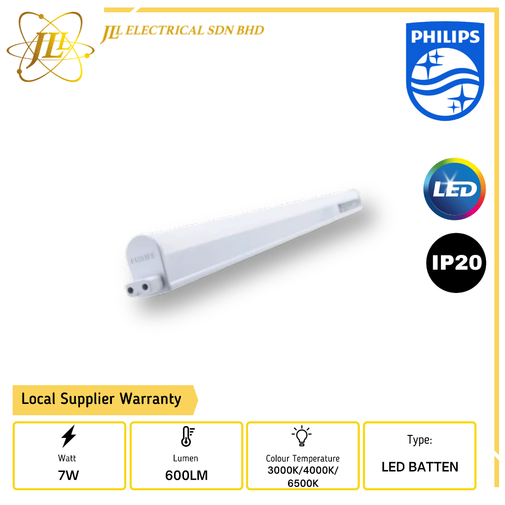 PHILIPS TRUNKLINEA PLUS T5 LED6 7W L600 2 FEET GM LED BATTEN 31600 [3K/4K/65K] | Shopee Malaysia