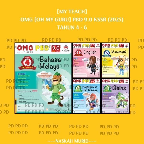 (DL) BUKU LATIHAN SK: OMG [OH MY GURU - PBD] 9.0 KSSR TAHUN 4.5.6 (2025) | Shopee Malaysia