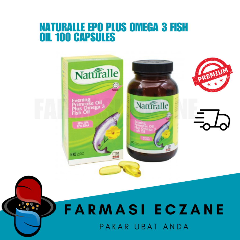 NATURALLE EPO PLUS OMEGA 3 FISH OIL (100 SOFGEL CAPSULES) | Shopee Malaysia