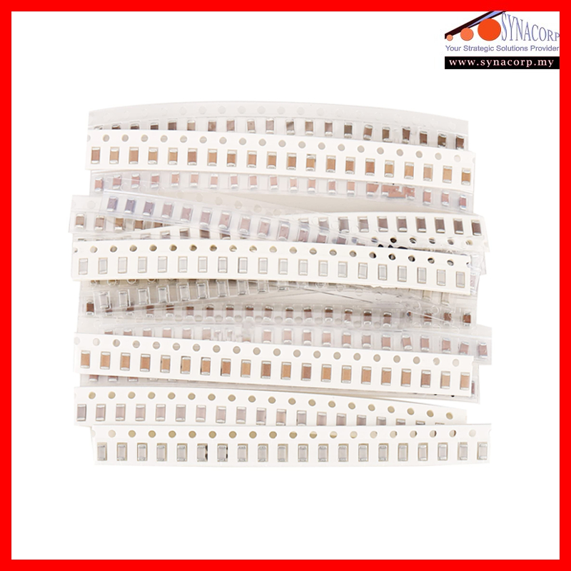SMD chip capacitor 0603/0805 package component sample commonly used 16 ...