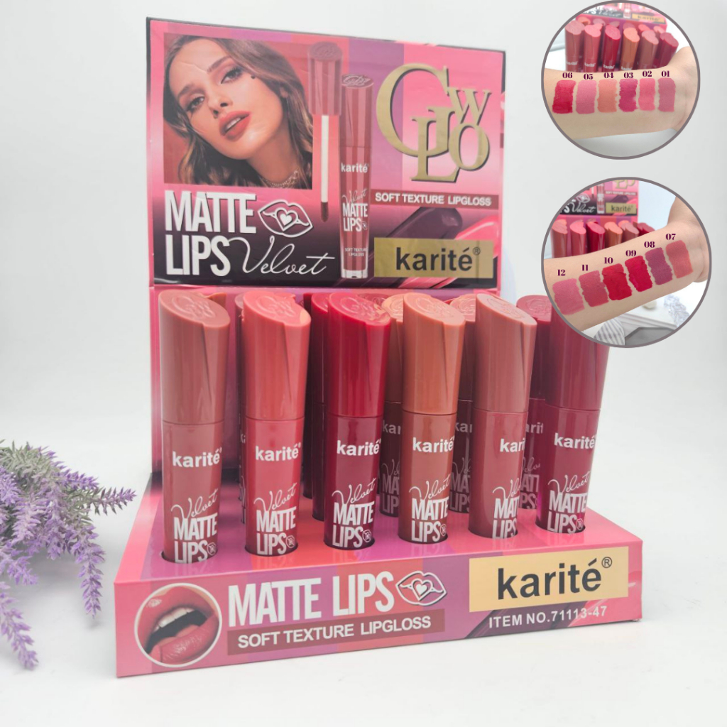 KARITE GLOW MATTE LIPS SOFT TEXTURE LIPGLOSS 4ML | Shopee Malaysia