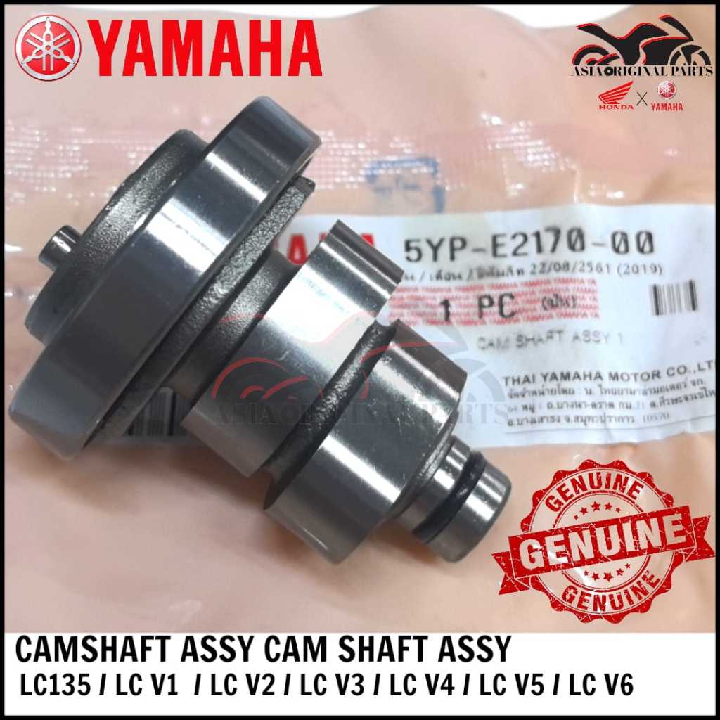 ORIGINAL THAILAND YAMAHA LC135 V1-V8 V1 V2 V3 V4 V5 V6 V7 V8 CAMSHAFT ...