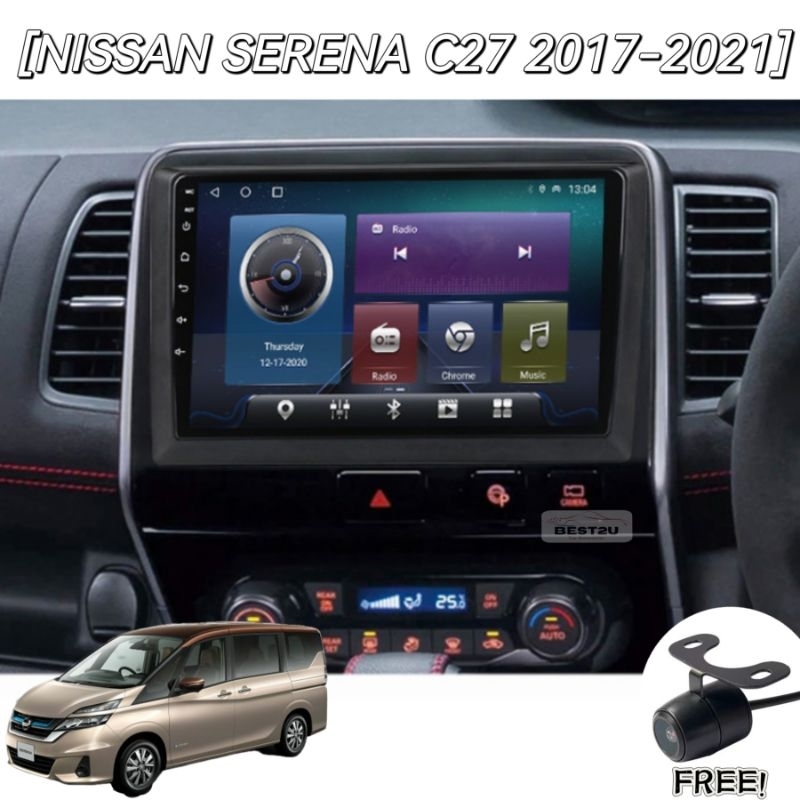Android Player 10" Nissan Serena C27 2017-2021 ☆FREE Reverse Camera ...