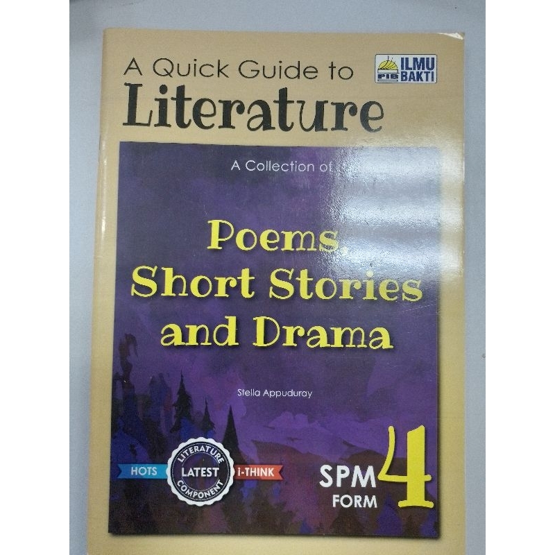 A quick guide to literature : A collection of poems, short stories and ...