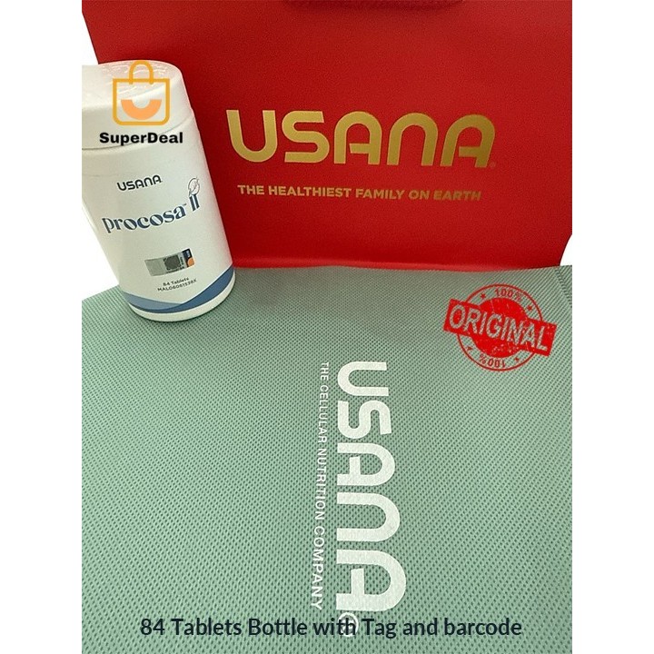 ORIGINAL USANA Procosa II 84 Tablets WITH KKM STICKER and barcode ...