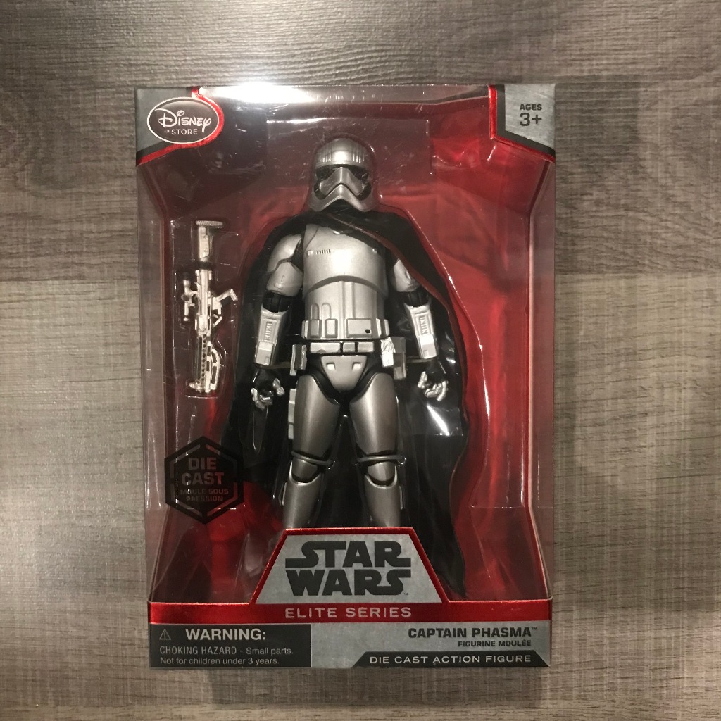 Star Wars Disney Store Exclusive Elite Series Captain Phasma Die-Cast ...
