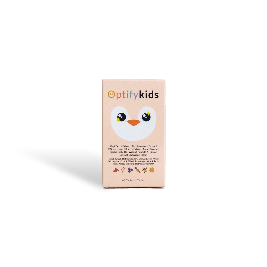 Farmedy OptifyKids - Vision Care Natural Chewable Tablet 优化儿童：视力护理咀嚼片 ...