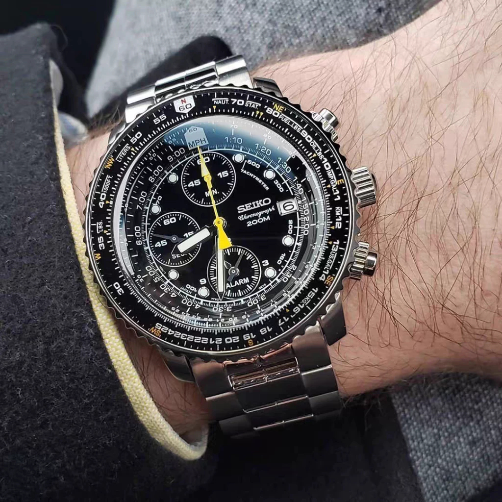 SEIKO [Original and 2-year warranty] Men's Watch Flight Pilot Three ...