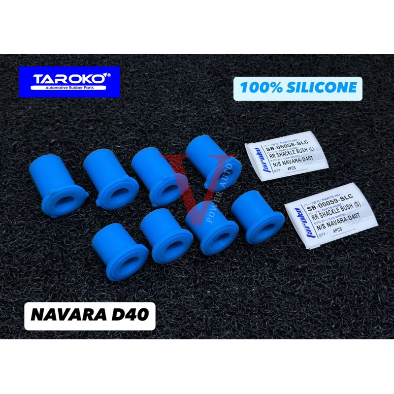 ( 100% ORIGINAL ) TAROKO 100% SILICONE NISSAN NAVARA D40 REAR LEAF ...