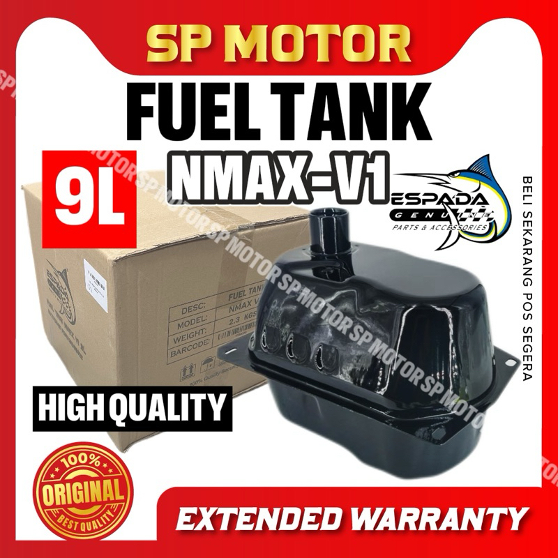 YAMAHA NMAX N MAX V1 FUEL TANK TANGKI MINYAK EXTRA BESAR 9L 9 LITER ...