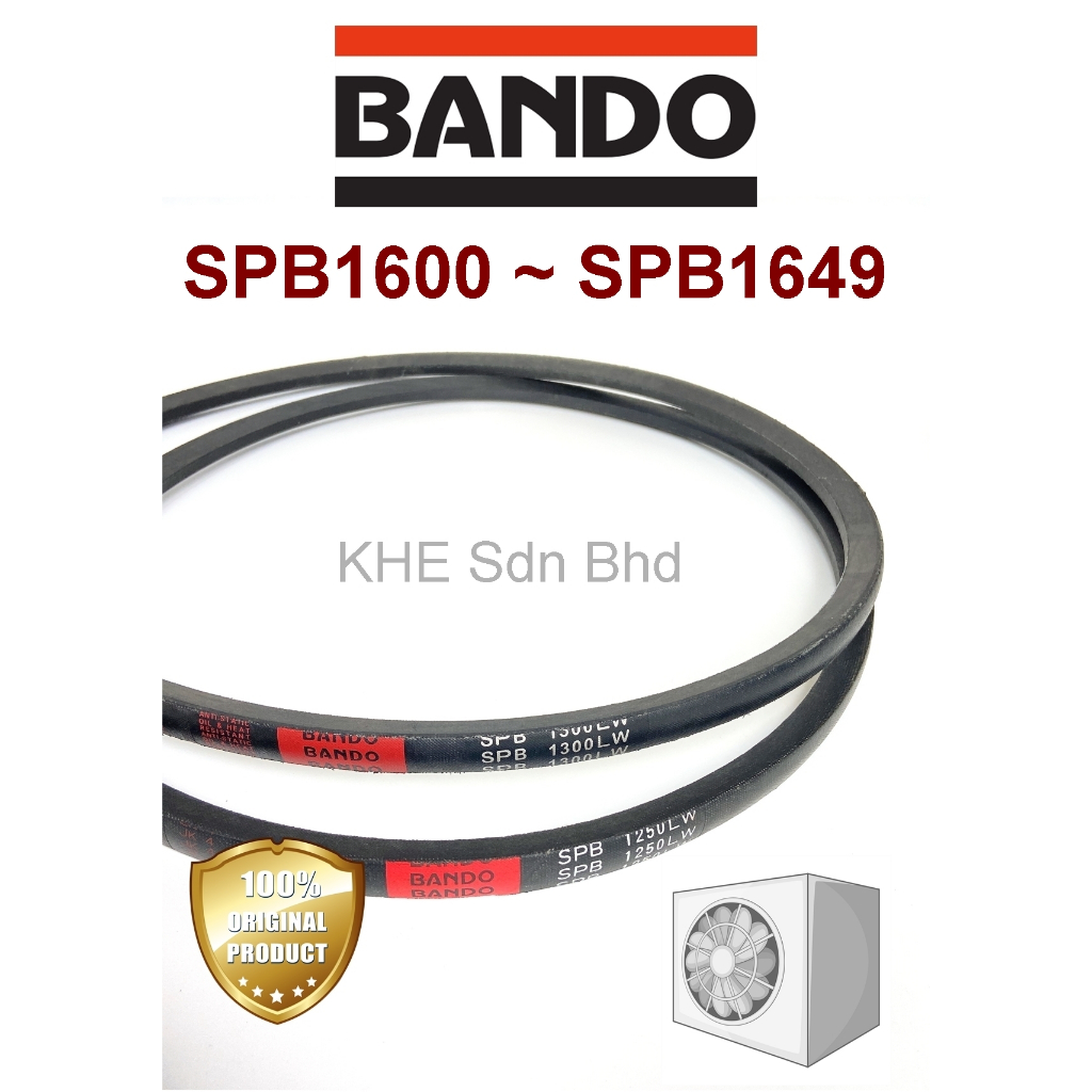 Bando Japan SPB 1600 1625 1632 LW Belt AHU Aircon Industrial Mesin V ...