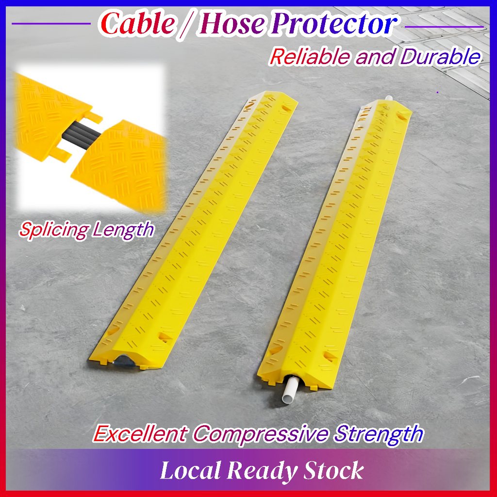 PVC Cable Protector Ramp,Safety Cable Wire Cover Floor , Hose Protector ...
