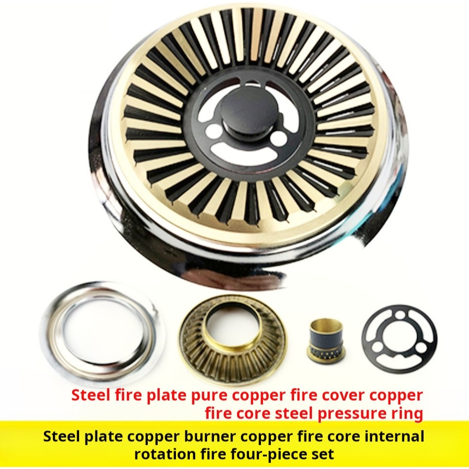 Universal Glass Hob Gas Stove Powerful Tornado Flame Burner Cap ...