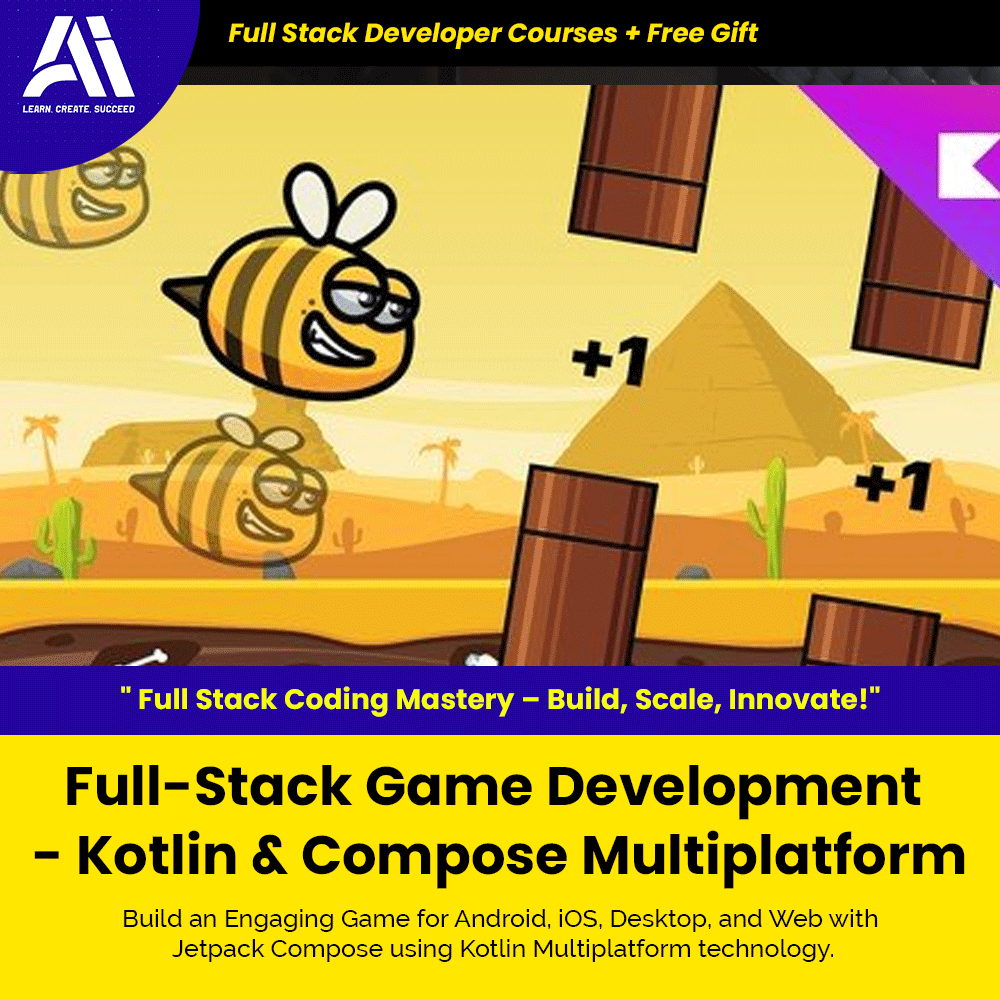 Coding Course Full Stack Game Development Kotlin And Compose Multiplatform Full Stack
