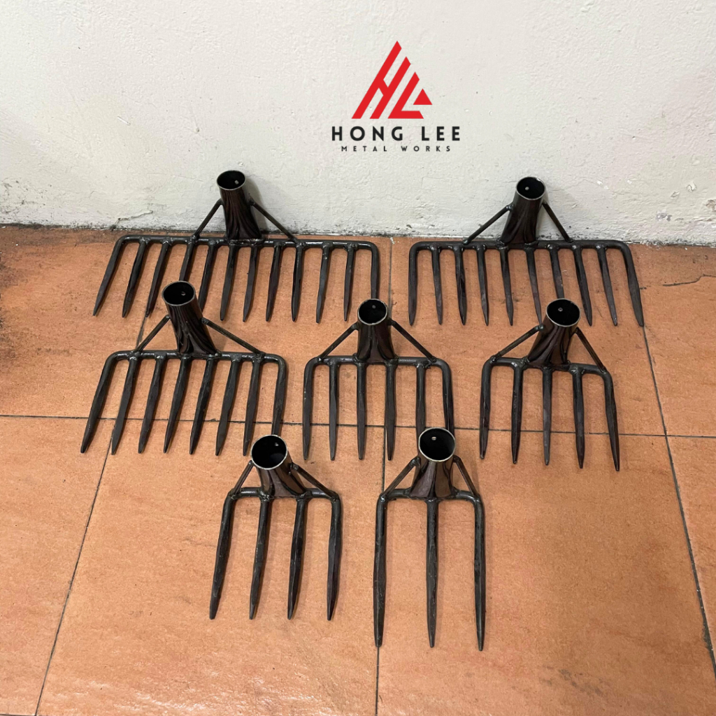 GARDEN RAKE CAKAR BESI CAKAR RUMPUT BESI HEAVY DUTY GARDENING TOOLS 3T ...