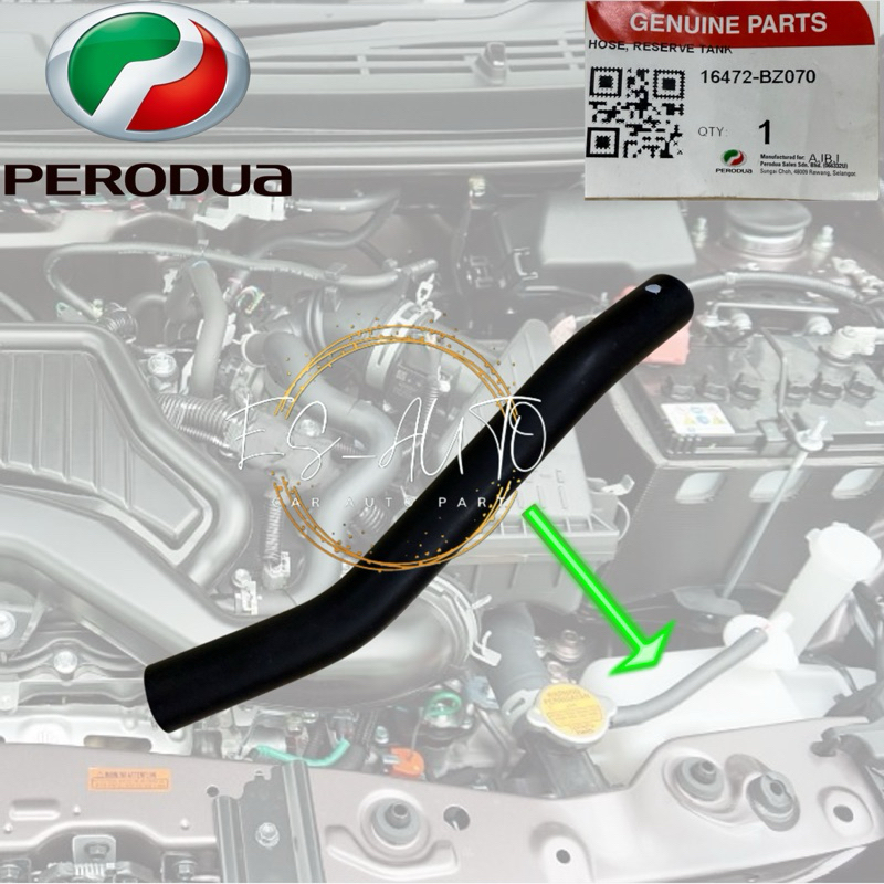 *Original Perodua Bezza, Radiator Reserve Spare Tank Hose Myvi D20n ...