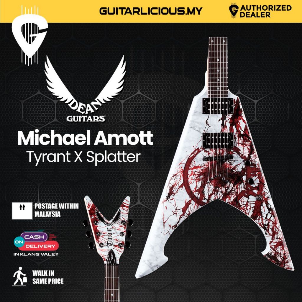 Dean Michael Amott Tyrant X Splatter | Shopee Malaysia