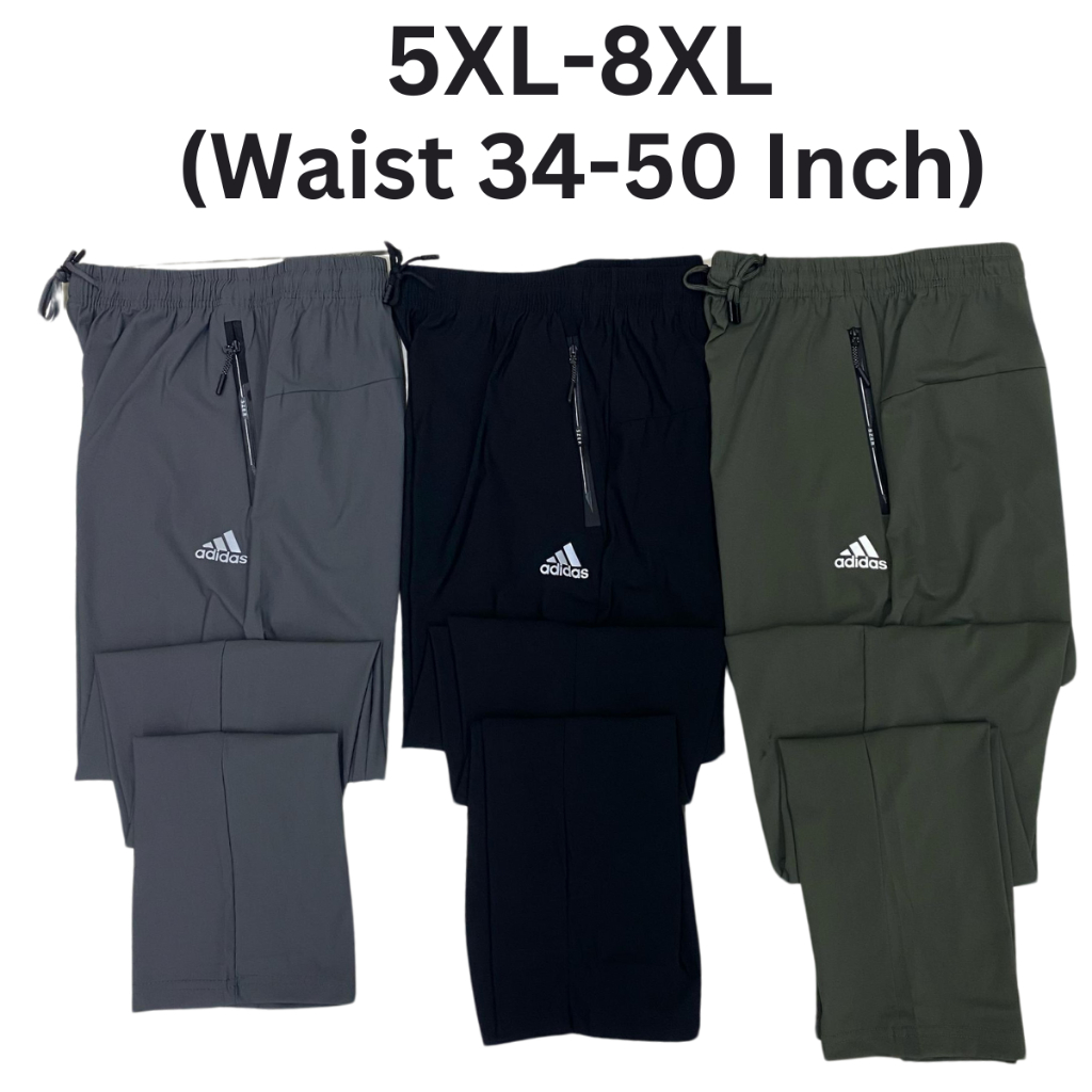 【AD PLUS SIZE LONG PANTS】5XL-8XL AD Unisex Long Pants Tracksuit 34-50 ...