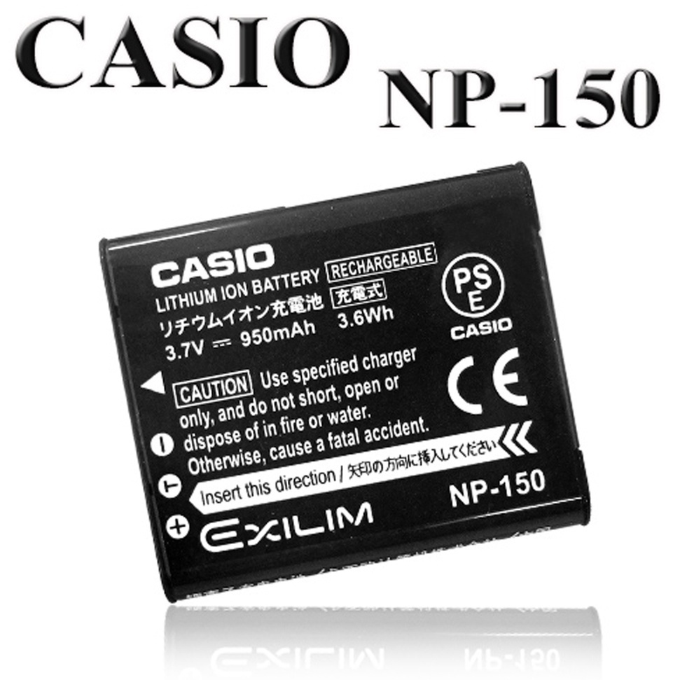 Casio NP-150 3.7V 950mAh Lithium Ion Battery Pack | Shopee Malaysia