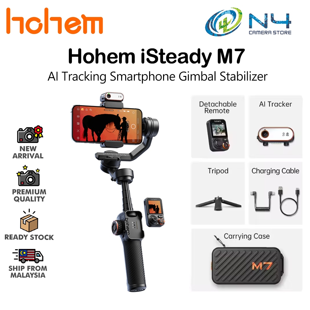 Hohem iSteady M7 AI Tracking Smartphone Gimbal Stabilizer 3-axis ...