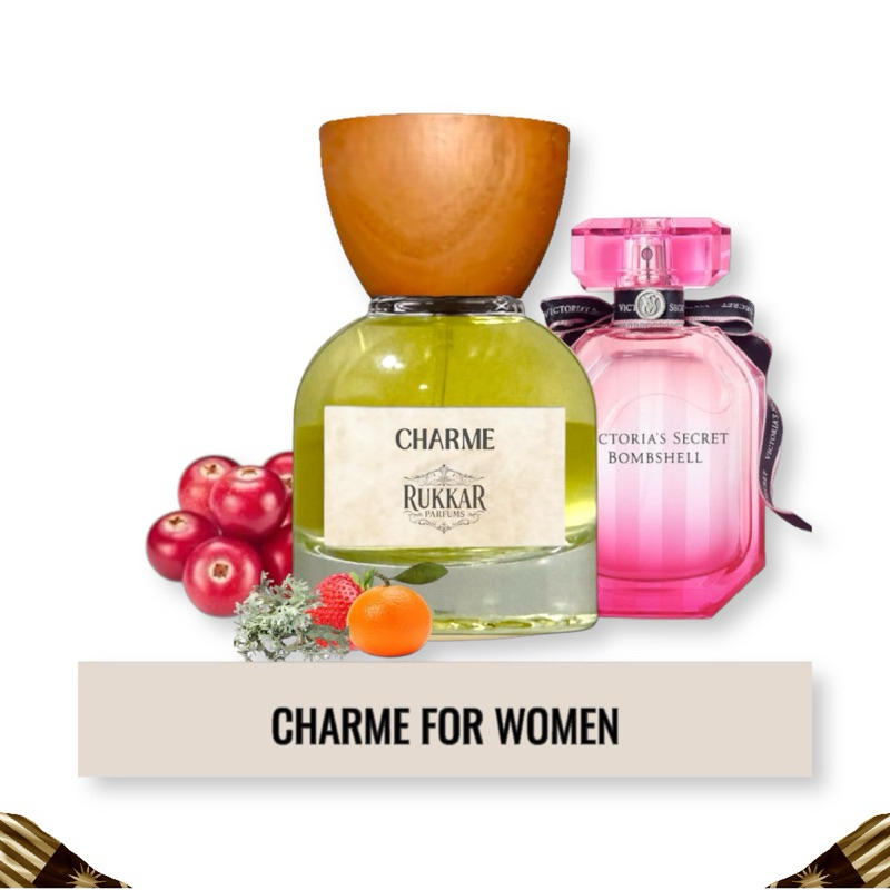 Rukkar Perfume CHARME - Perfume Wanita, Aroma Pesona Feminin yang ...