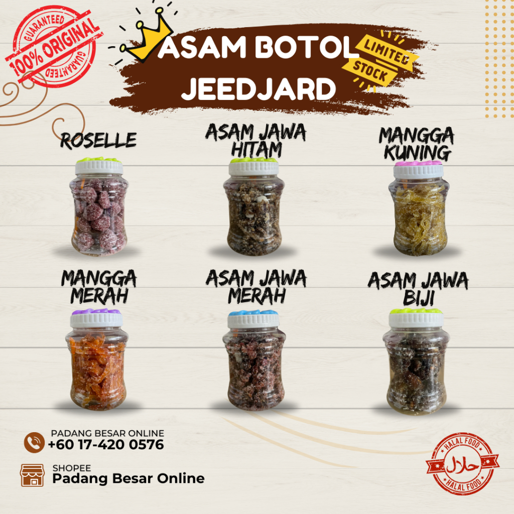 ASAM BOTOL JEEDJARD ORIGINAL THAILAND | Shopee Malaysia