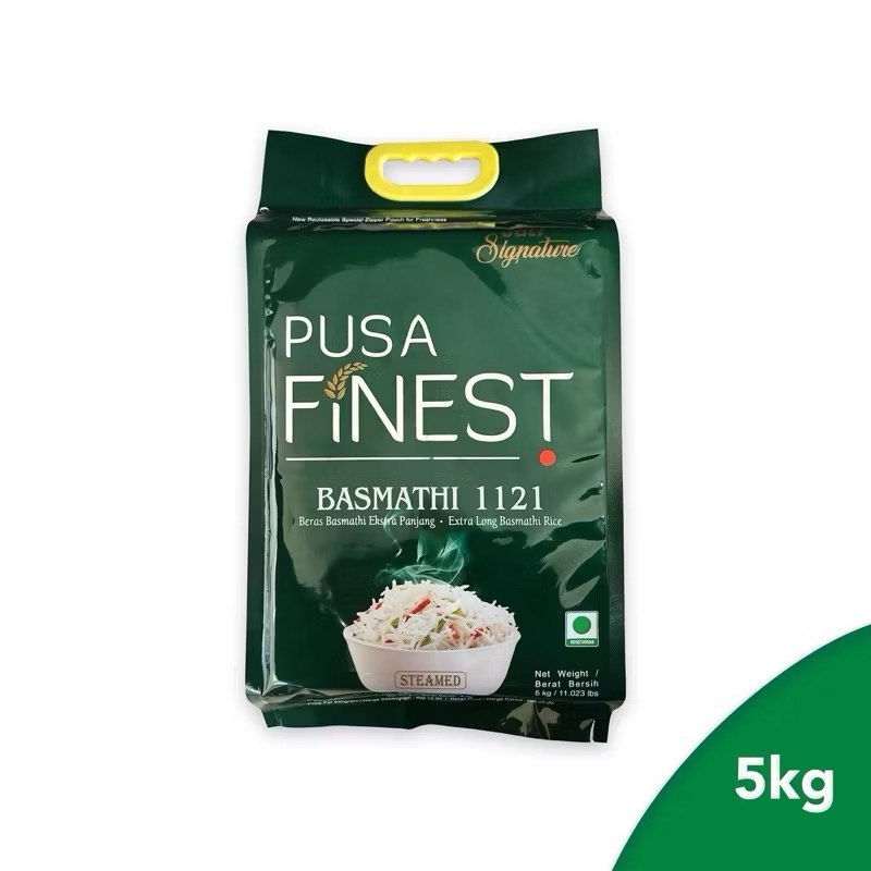 Jati Signature Pusa Finest Basmathi 1121 (5KG) | Shopee Malaysia