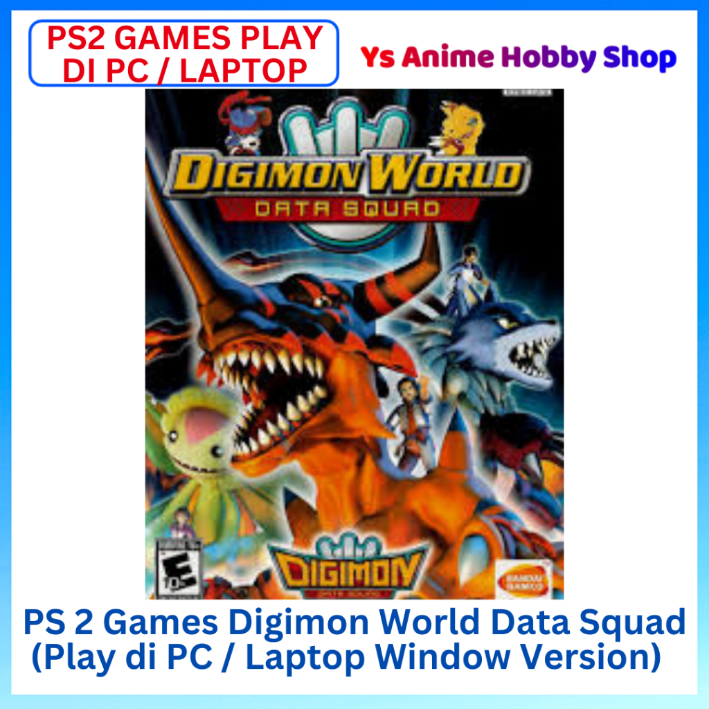 【PS2 GAMES PLAY DI PC 】Bandai Playstation 2 Digimon World Data Squad ...