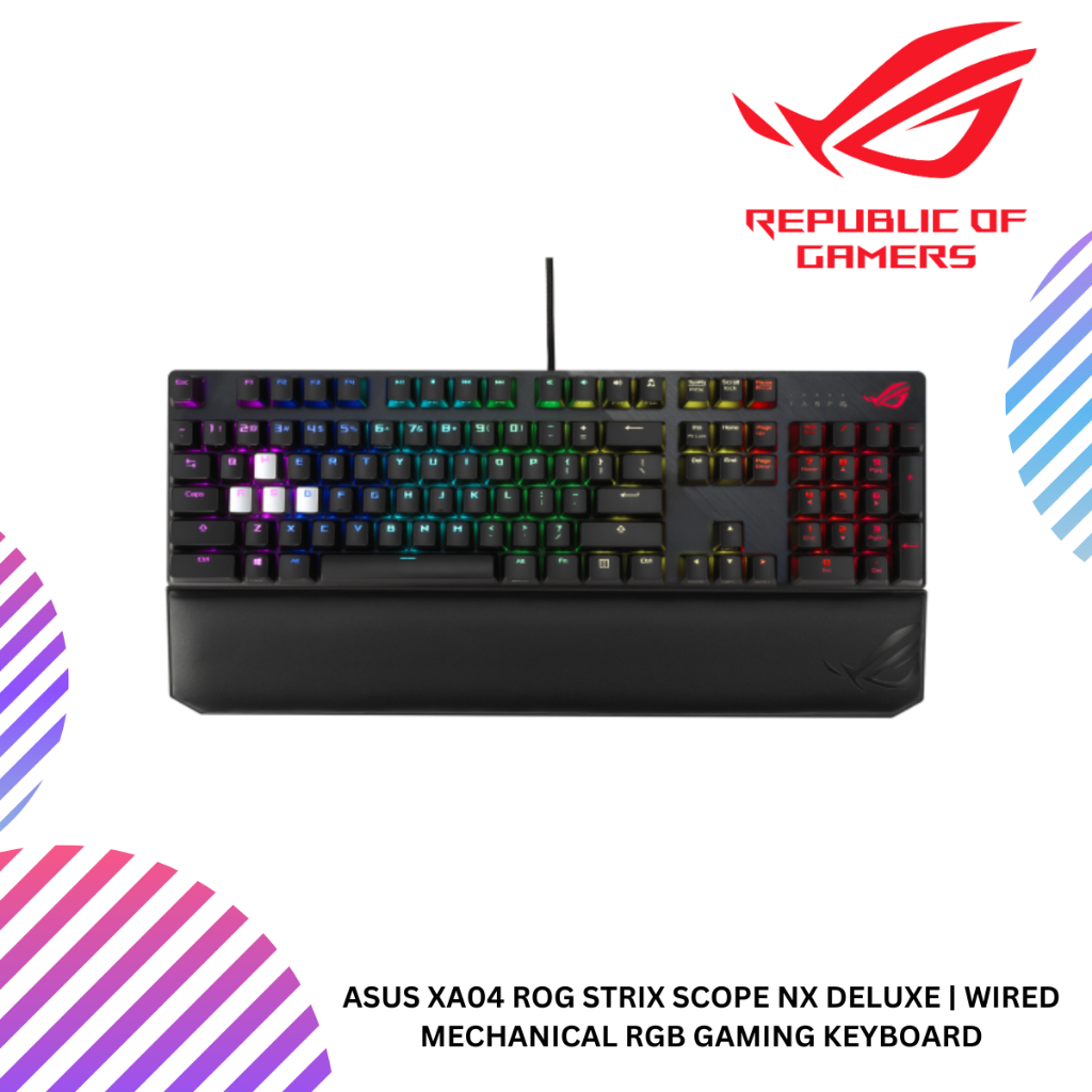Asus XA04 ROG Strix Scope NX Deluxe | Wired Mechanical RGB Gaming ...