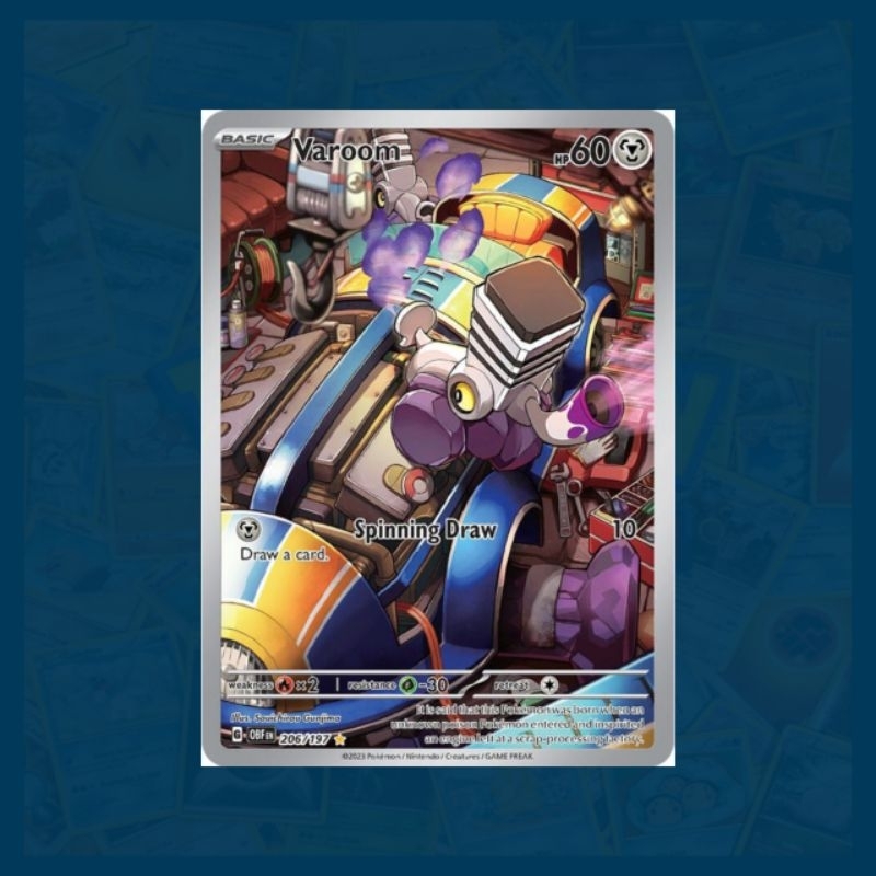 Varoom (206/197) Illustration Rare | Obsidian Flames | Pokemon TCG Card ...