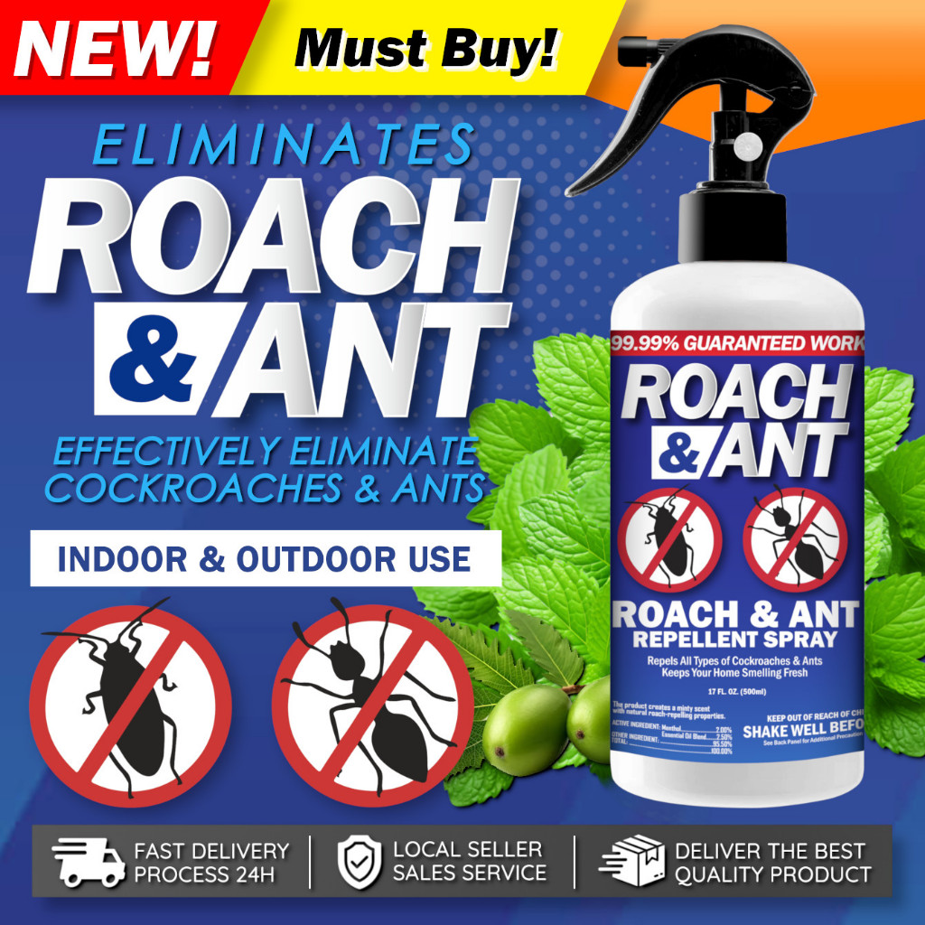 Roach And Ant Roach&Ant Cockroach Ant Repellent Spray Killer Insect ...