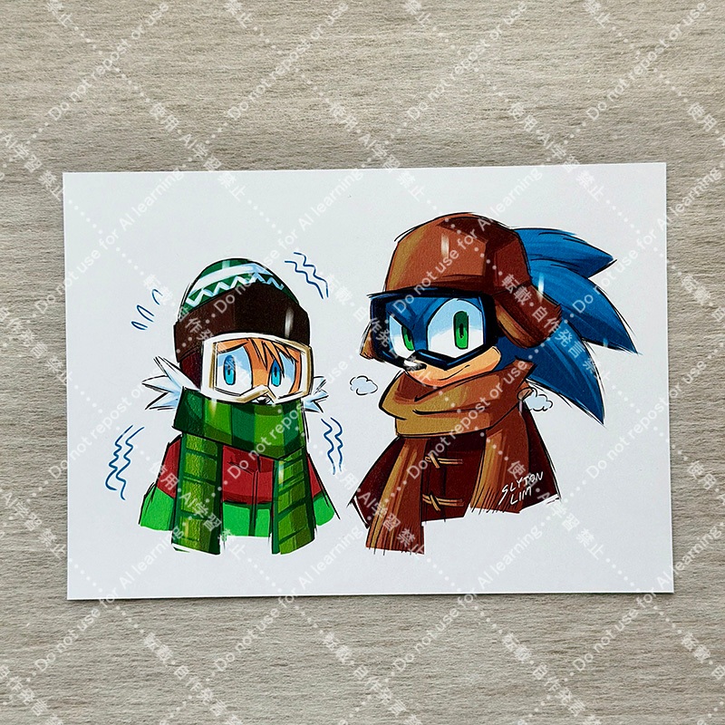 Sonic the Hedgehog Sonic & Tails A5 Art Print | Shopee Malaysia