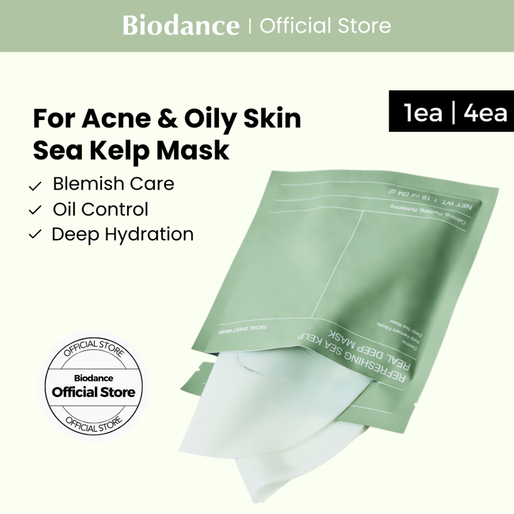 Biodance Refreshing Sea Kelp Real Deep Mask (1ea/4ea Per Box) | Shopee Malaysia