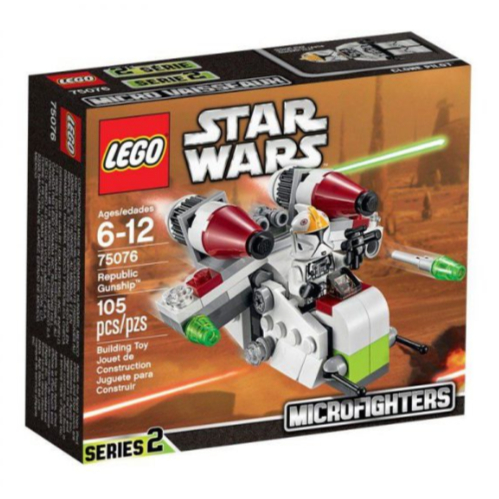 LEGO 75076 Republic Gunship - Microfighter 2 | Shopee Malaysia