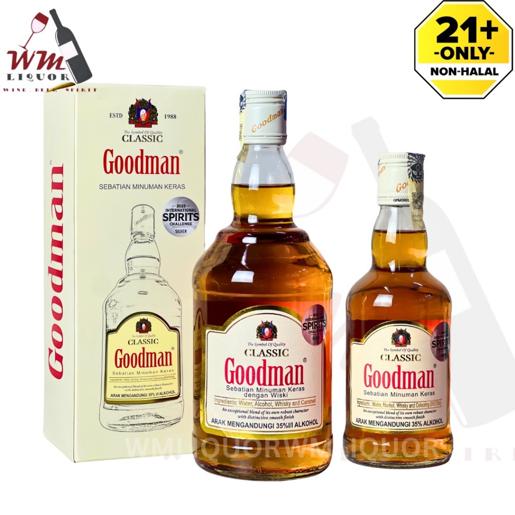 Goodman Whisky The Symbol of Quality Hard Liquor (Big and Small ...