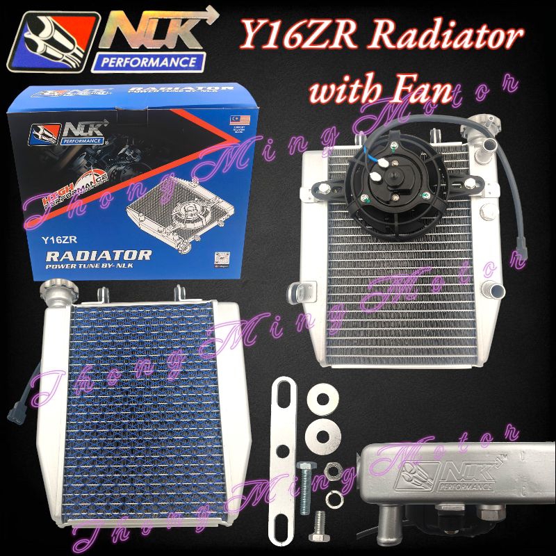 NLK Performance Radiator with Big Fan, Y15ZR/LC135/RS150/Y16ZR | Shopee ...