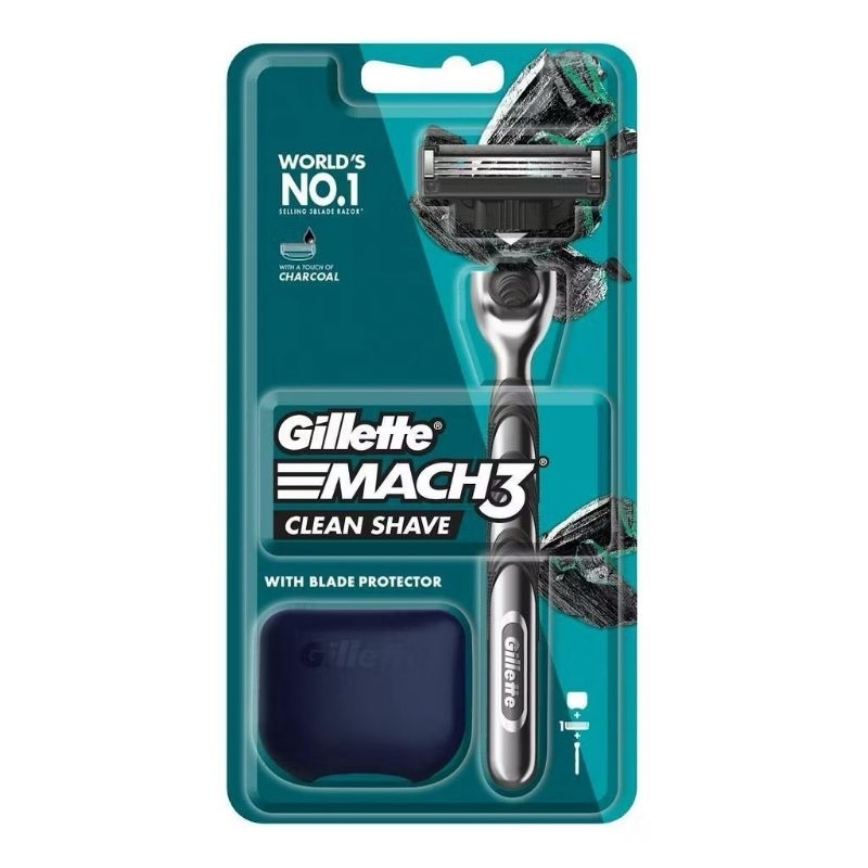 Gillette Mach 3 Clean Shave Razor 1Up | Shopee Malaysia