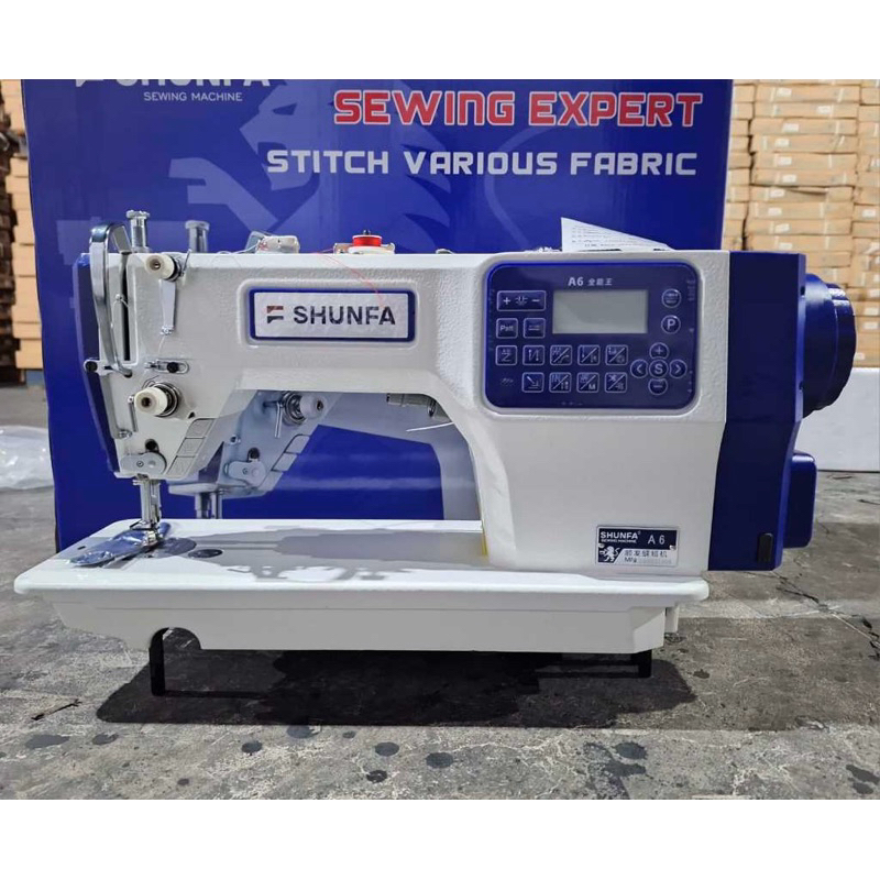 🔥READY STOCK🔥 SHUNFA A6 Direct Drive Auto Cut PATTERN Industrial Sewing ...