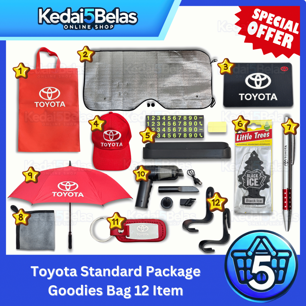 [READY STOCK] Car Goodies Bag Set For Gift 12 Item Standard Package ...