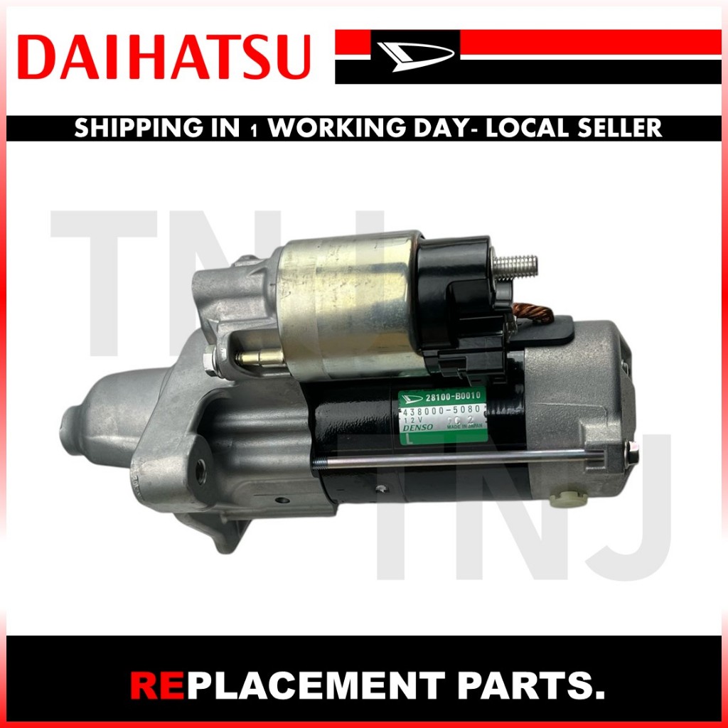 STARTER ASSY (GREEN) PERODUA ARUZ ( 28100-B0010 ) ( 438000-5080 ...