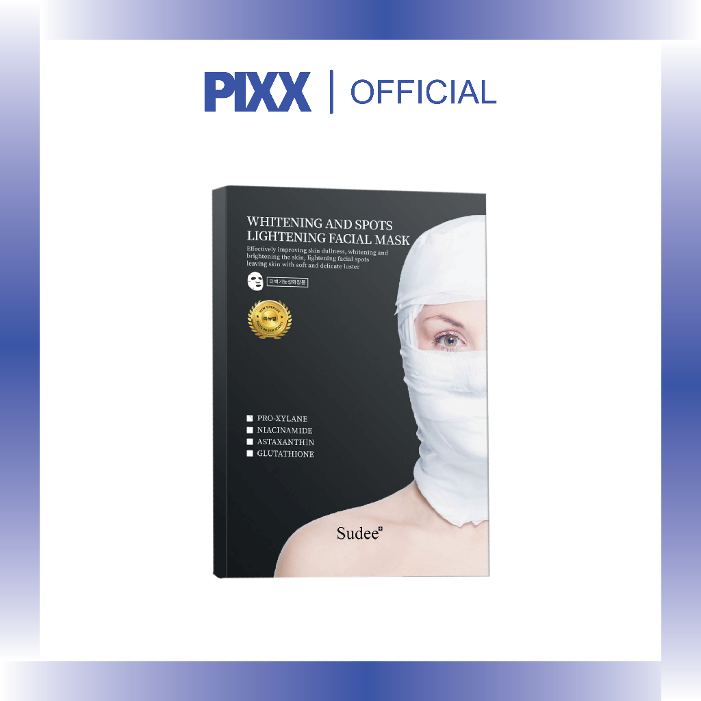 SUDEE Whitening and Spots Lightening Facial Mask 30g (5pcs) | Shopee ...