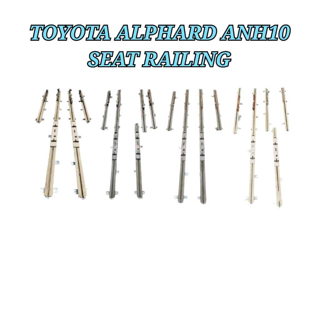 Seat Railing / Kaki Kusyen Toyota Alphard ANH10 02-08 Seat Railing ...