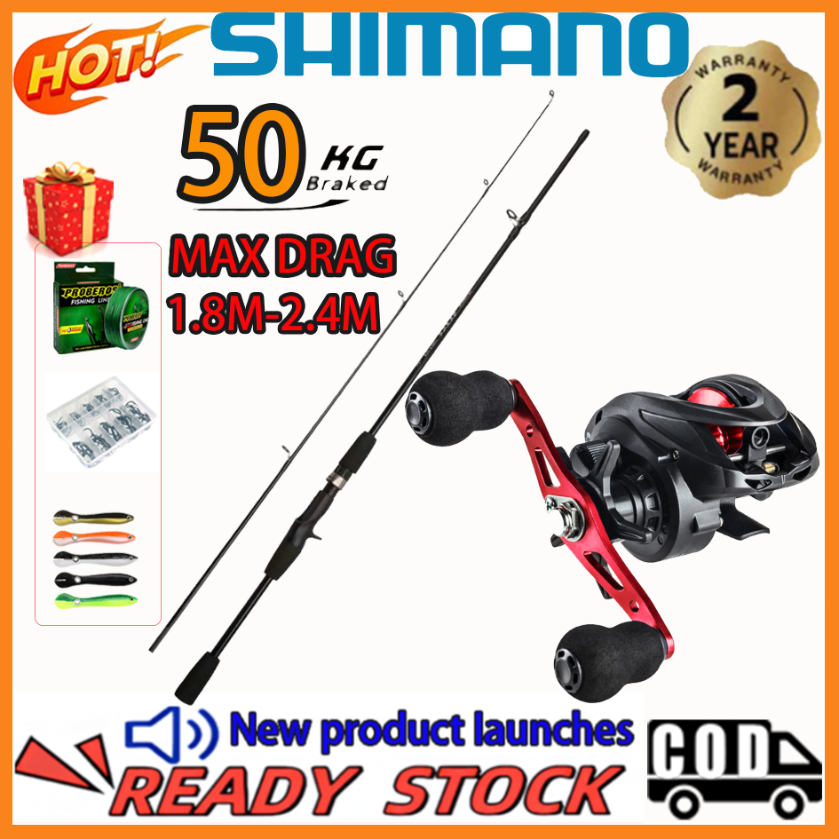 Shimano Casting Rod Fishing Set Combo Reel Spinning Rod Joran Pancing 1 ...