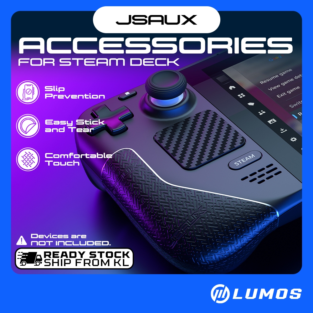 JSAUX Skin Stickers Set Compatible for Steam Deck/Steam Deck OLED ...