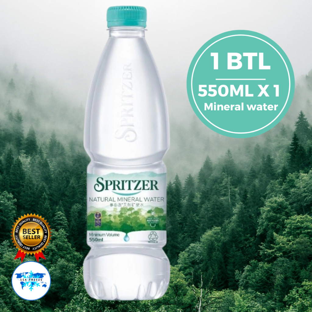 Spritzer Natural Mineral Water (550ml x 1) | Shopee Malaysia