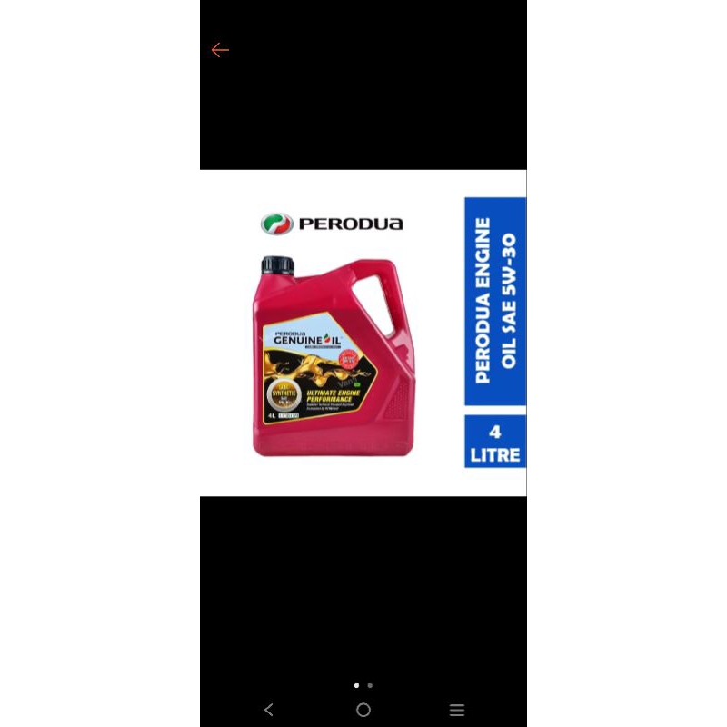 perodua engine oil semi | Shopee Malaysia