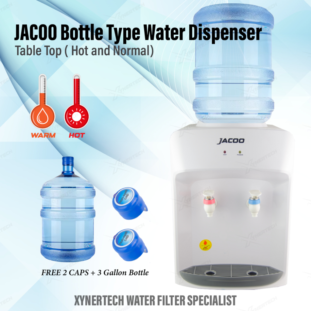 JACOO Hot & Normal Bottle Type Water Dispenser Hot Warm Easy ...
