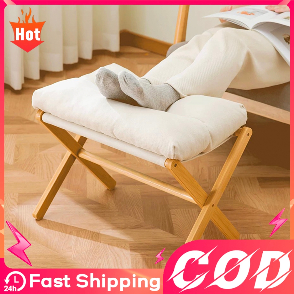 Folding Footstool Office Sofa Foot Rest Stool Relieve Leg Fatigue ...